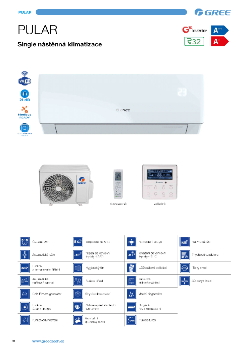 GREE PULAR :: MiRCi klimatizácia tuv tc